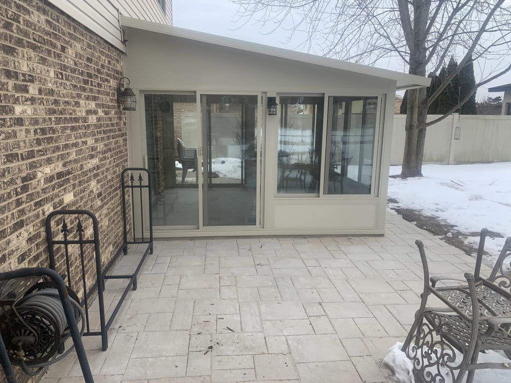 Orland Park, IL Three Season Sunroom 2021 | Veteran Owned Local Contractor