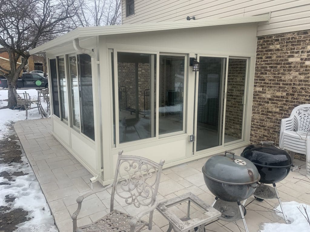 Orland Park, IL Three Season Sunroom 2021 | Veteran Owned Local Contractor