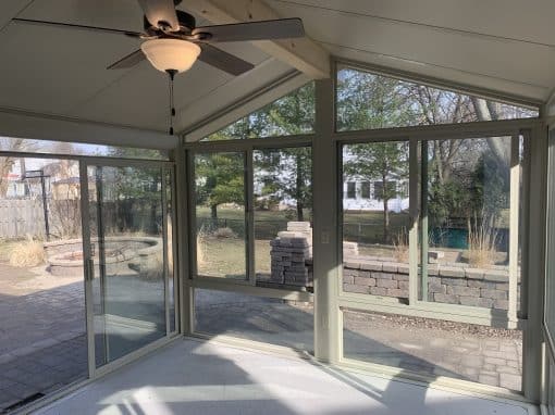 Crystal Lake, IL Three Season Sunroom 2021 | Veteran Owned Local Contractor