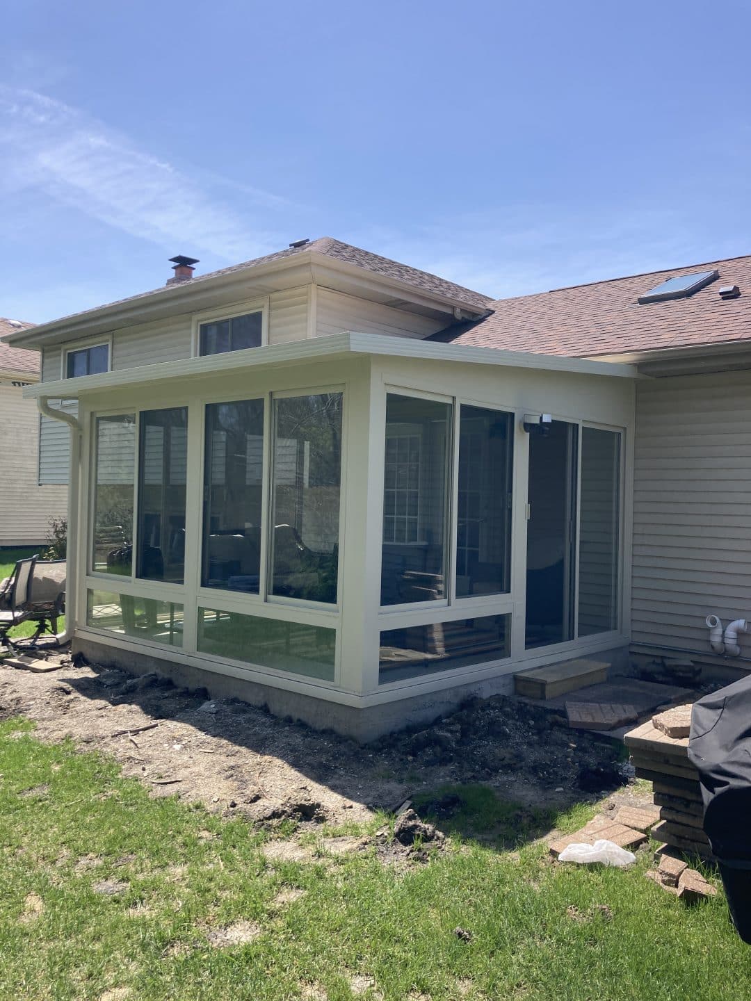 Richton Park, IL Three Season Sunroom 2021 | Veteran Owned Local Contractor