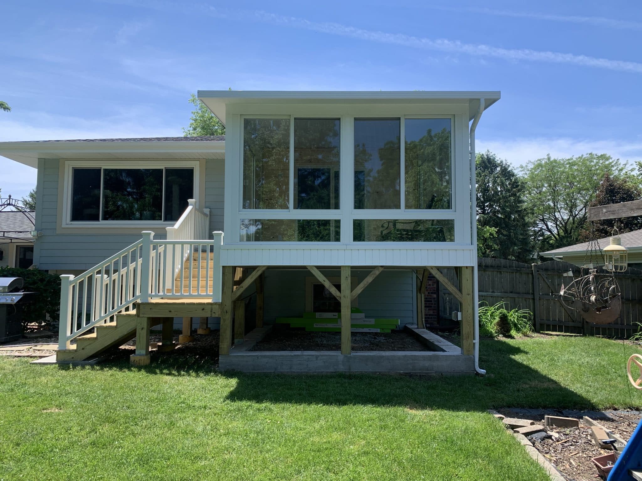 Plainfield, IL Second Story Sunroom Addition 2021 | Veteran Owned Local ...