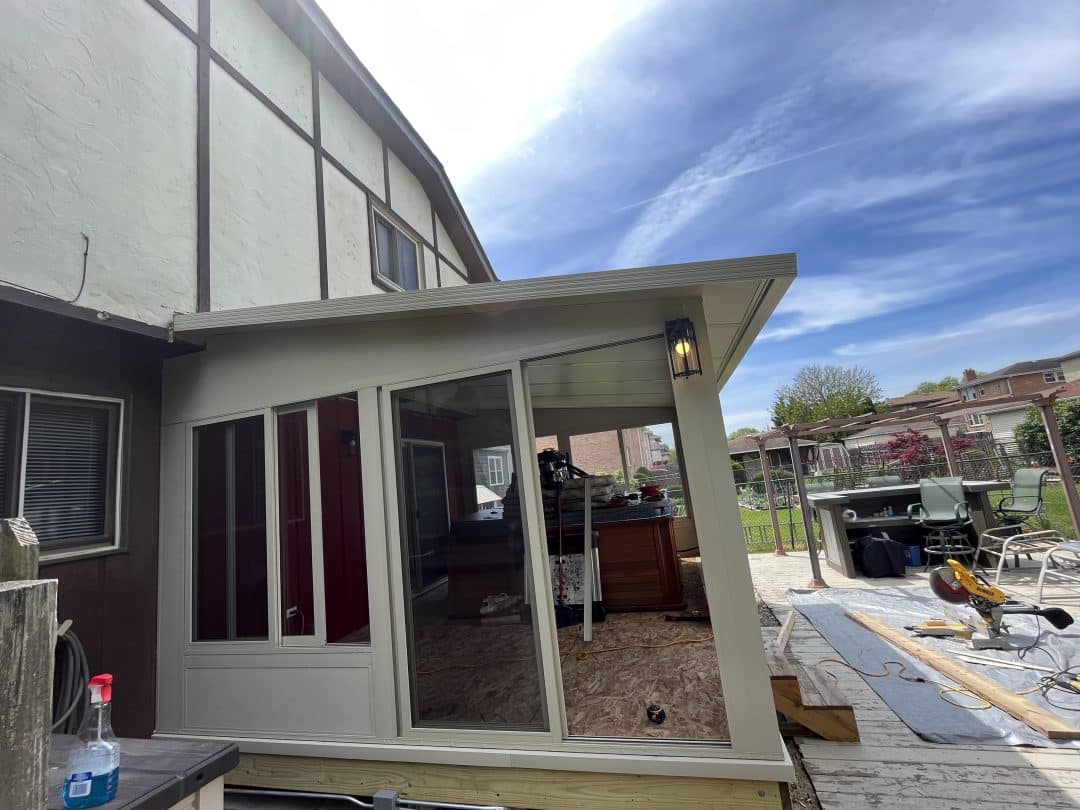 Alsip, IL Three Season Studio Sunroom 2022 | Veteran Owned Local Contractor
