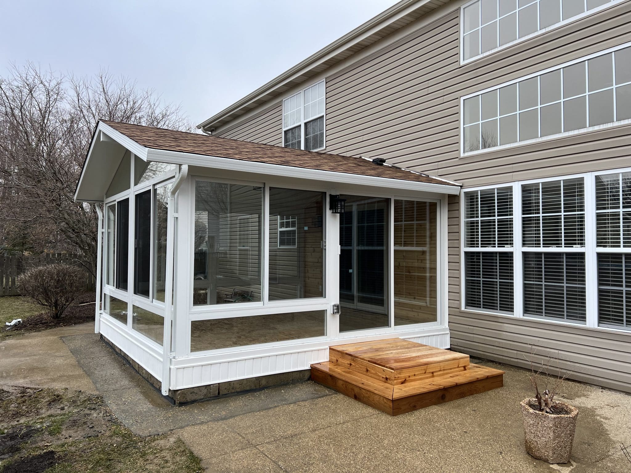 Lake Villa, IL Three Season Sunroom Addition 2022 | Veteran Owned Local ...